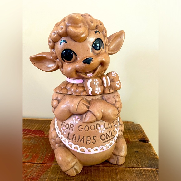 Vintage | Accents | Vintage Kitschy Twin Winton Lamb Cookie Jar | Poshmark